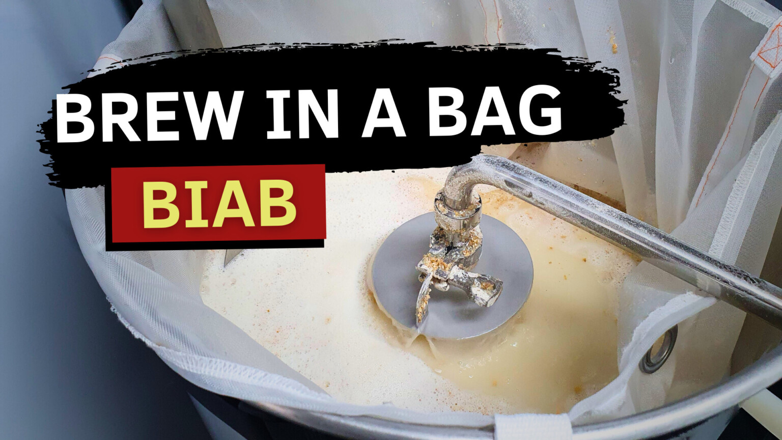 Brew in a bag (BIAB) mit Maischesack